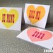 Conversation Hearts — Letterpress Greeting Card - Etsy