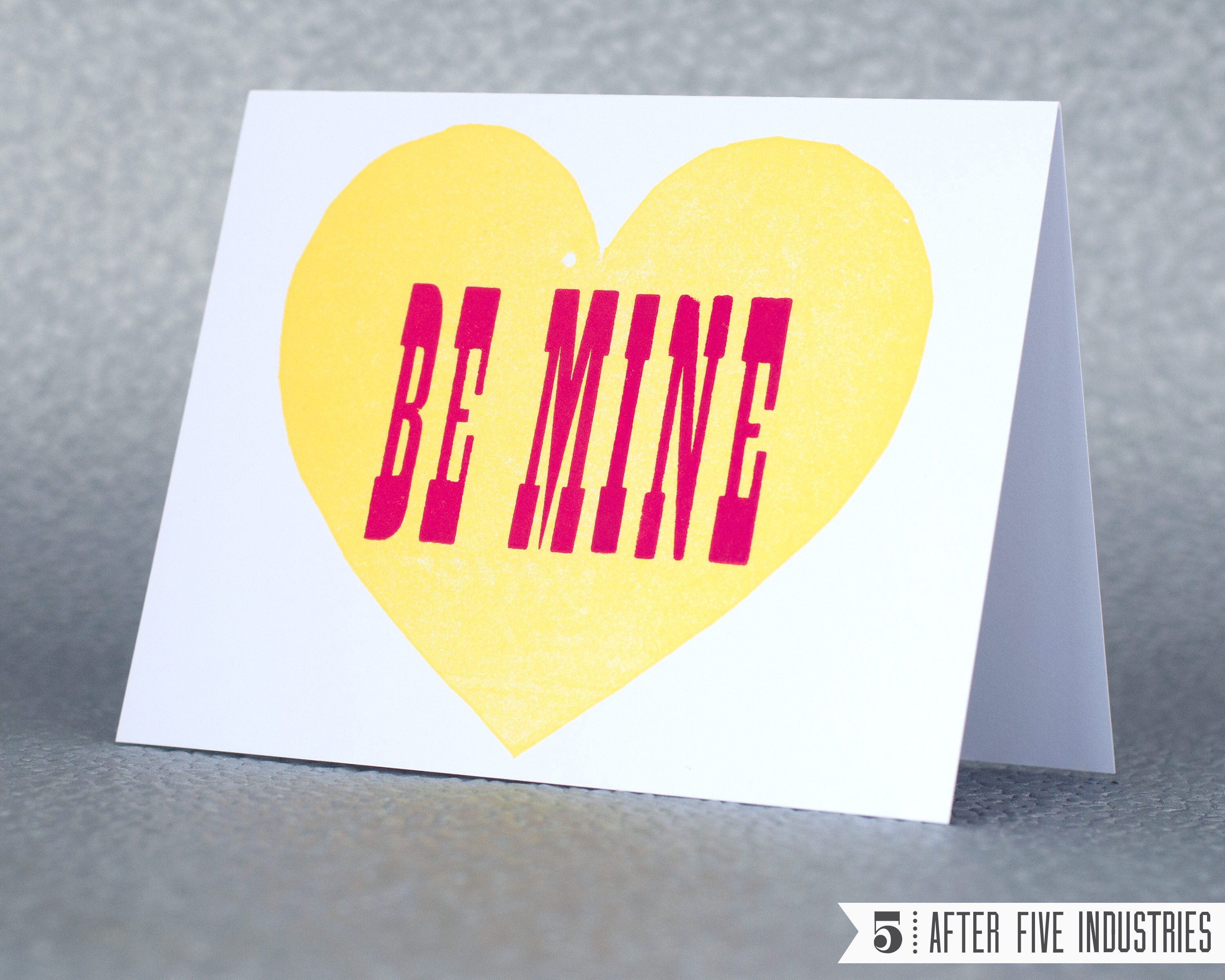 Conversation Hearts — Letterpress Greeting Card - Etsy