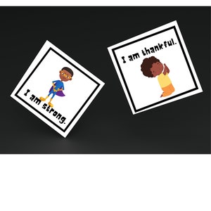 Black Boy Affirmation Cards | Kids Affirmations Cards | Positive ...