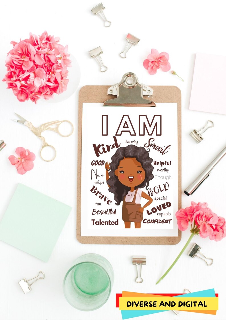 Black Girl Affirmation Quotes |affirmation Cards |affirmations for ...