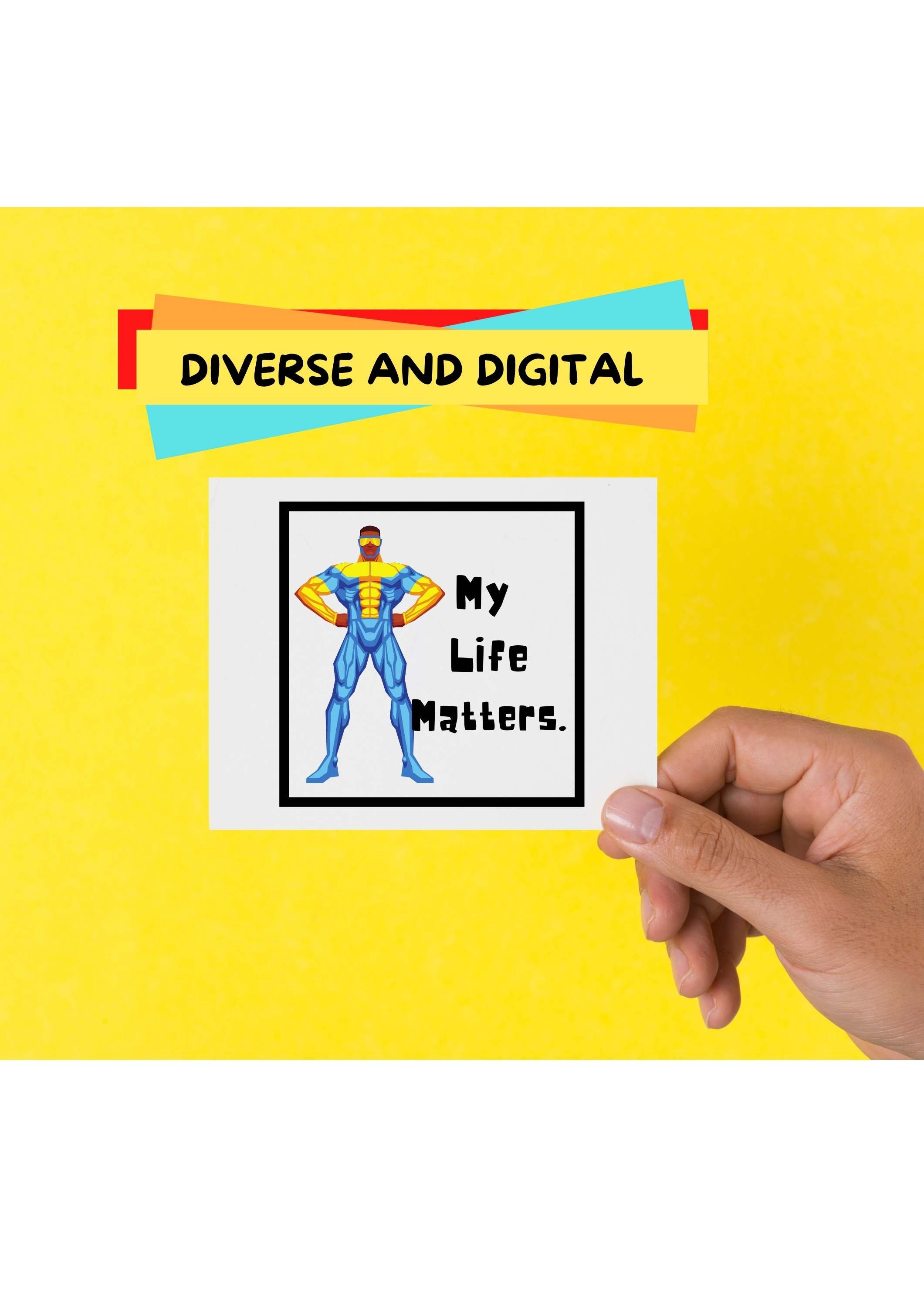 Superhero Black Boy Affirmation Cards, Set of 12 Affirmations ...