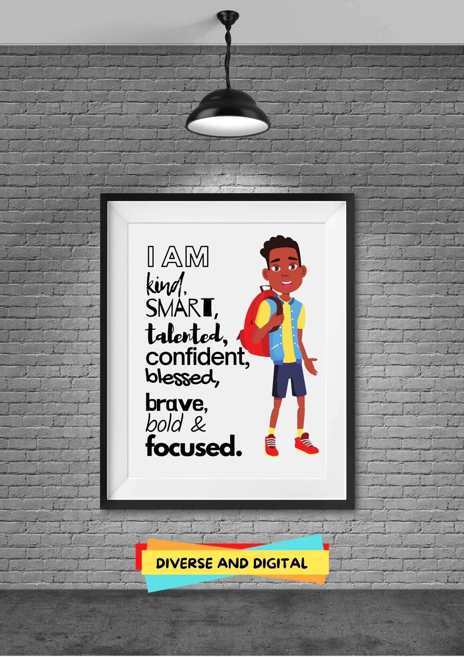 Black Boy Affirmations | Positive Affirmations for Son | Kids ...