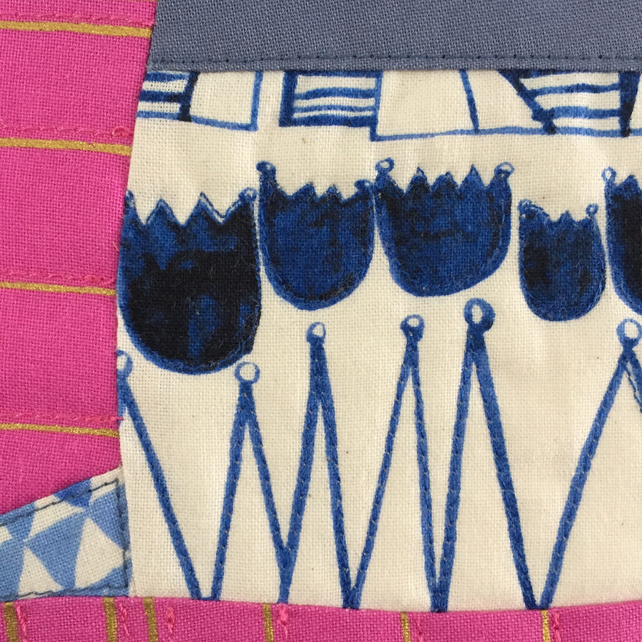 Mini Quilt No. 6 14x18 Overall Original modern wall - Etsy.de