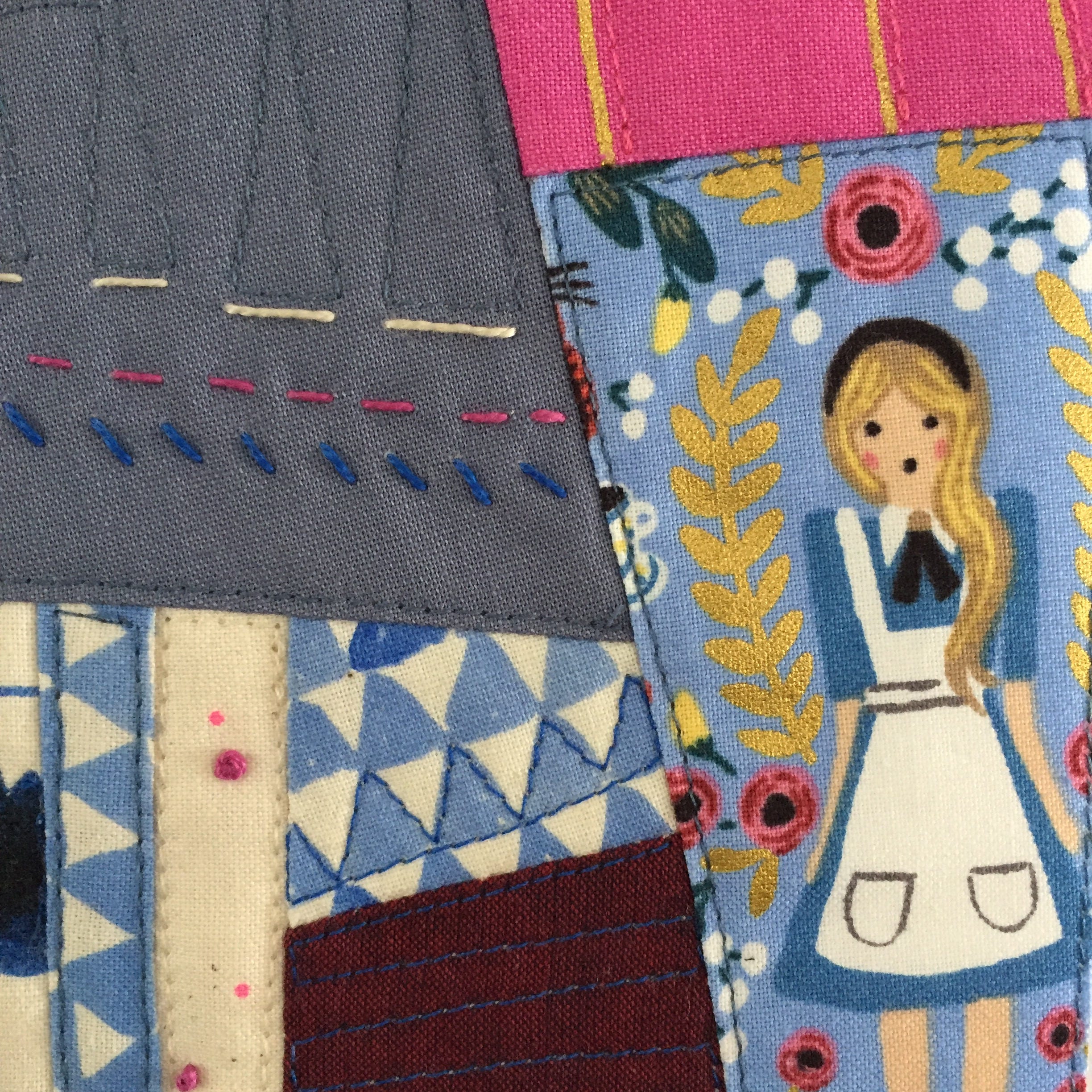 Mini Quilt No. 6 14x18 Overall Original modern wall | Etsy