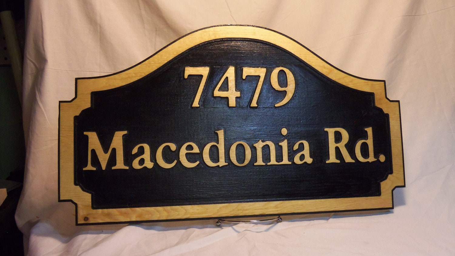 Last name, home welcome signs, Address plaque, Wooden address signs ...