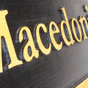 Last Name, Home Welcome Signs, Address Plaque, Wooden Address Signs ...