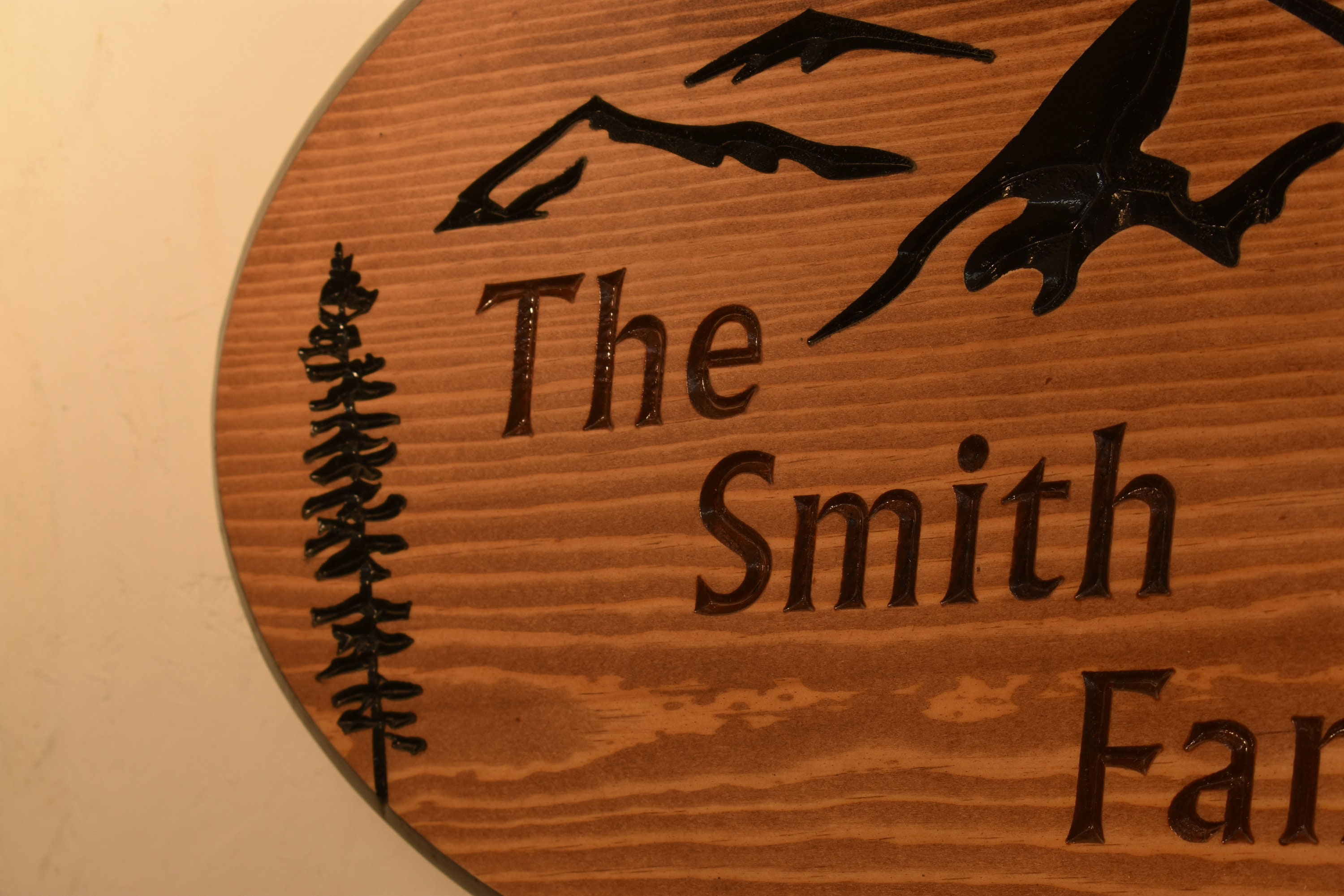 Wood carved key rack, wood key rack,Best custom gift,best personalized ...