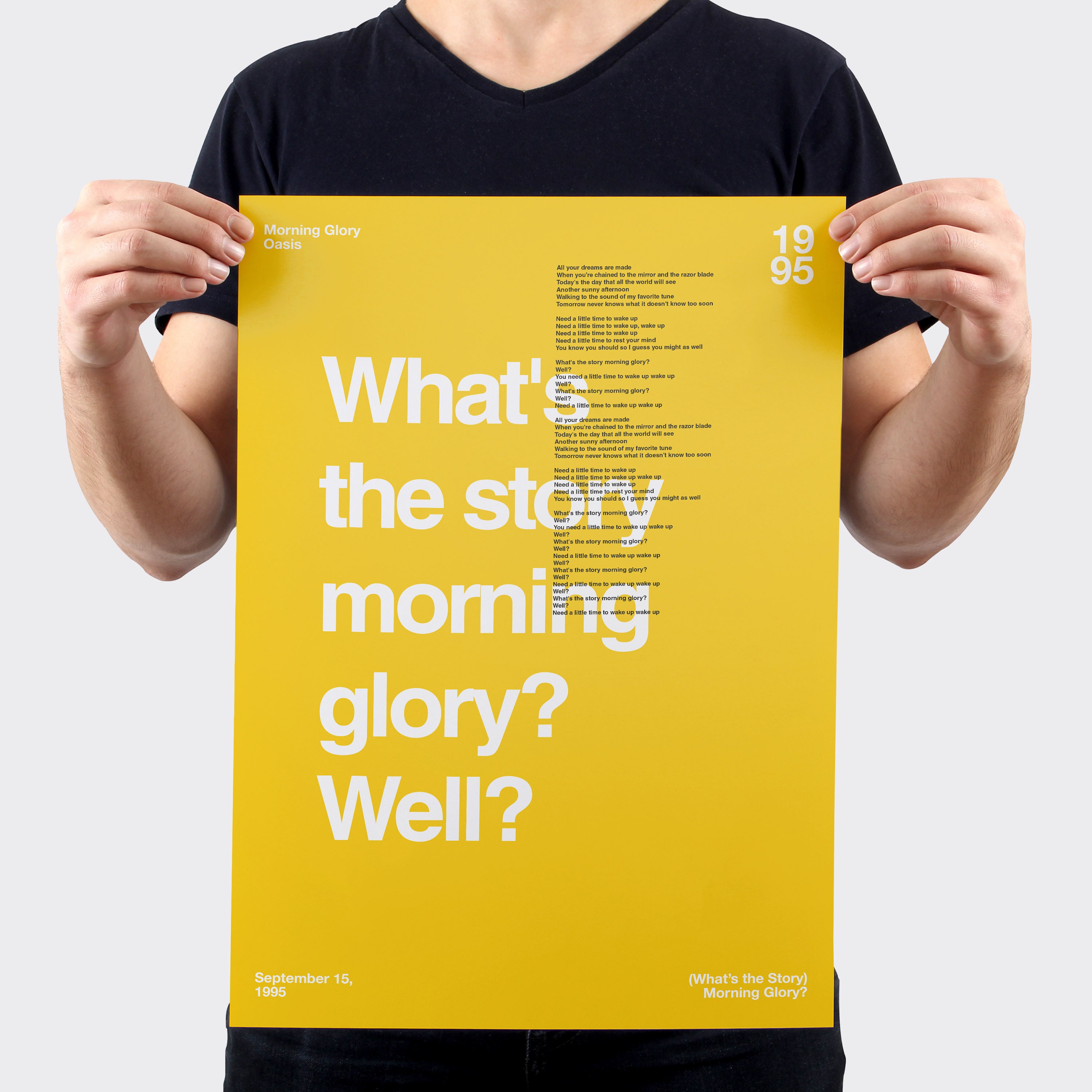 Personalised Song Lyric Print Poster Wall Art - Etsy UK