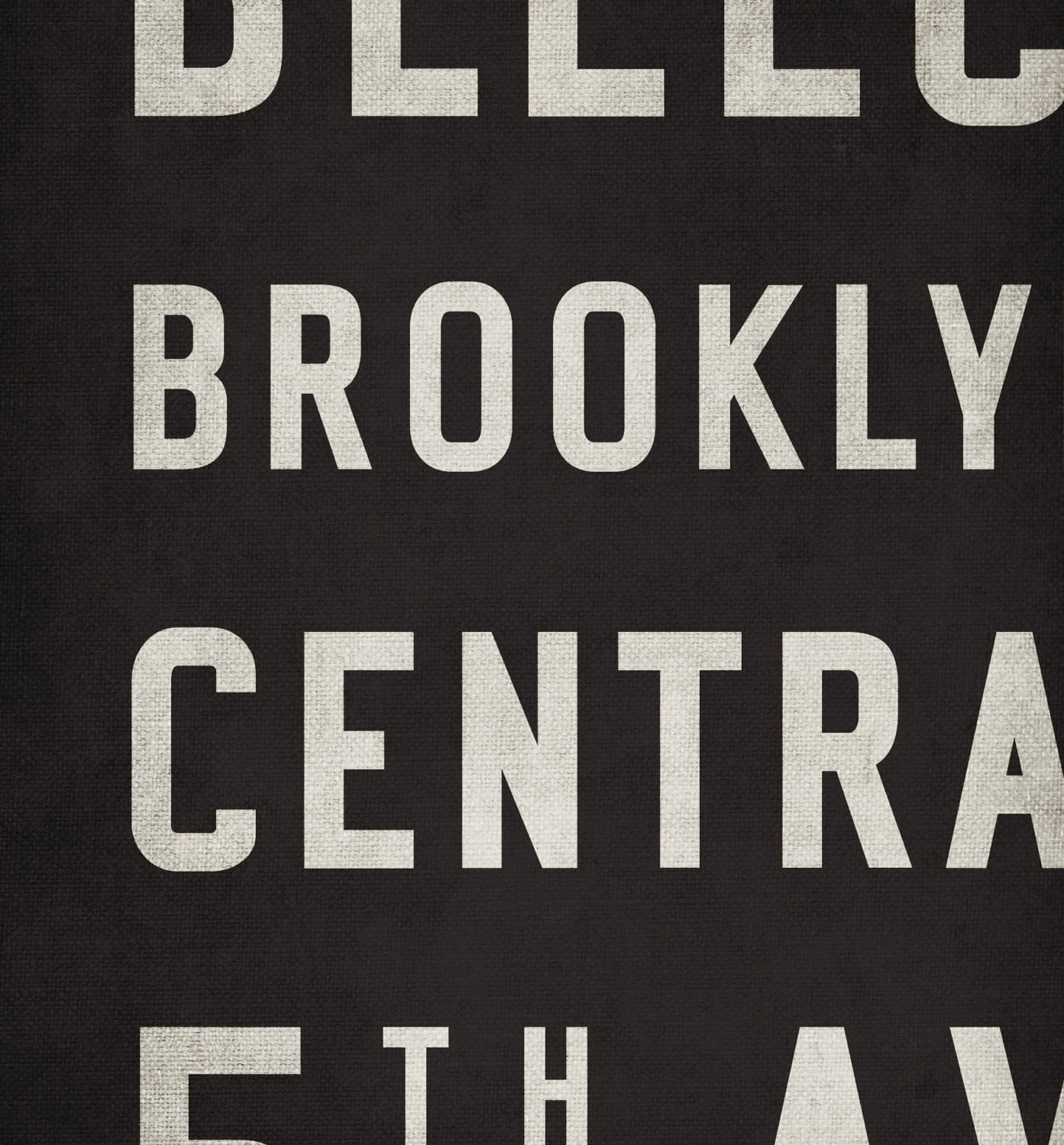 Custom Bus Scroll Subway Sign Vintage Tram Roll Canvas - Etsy