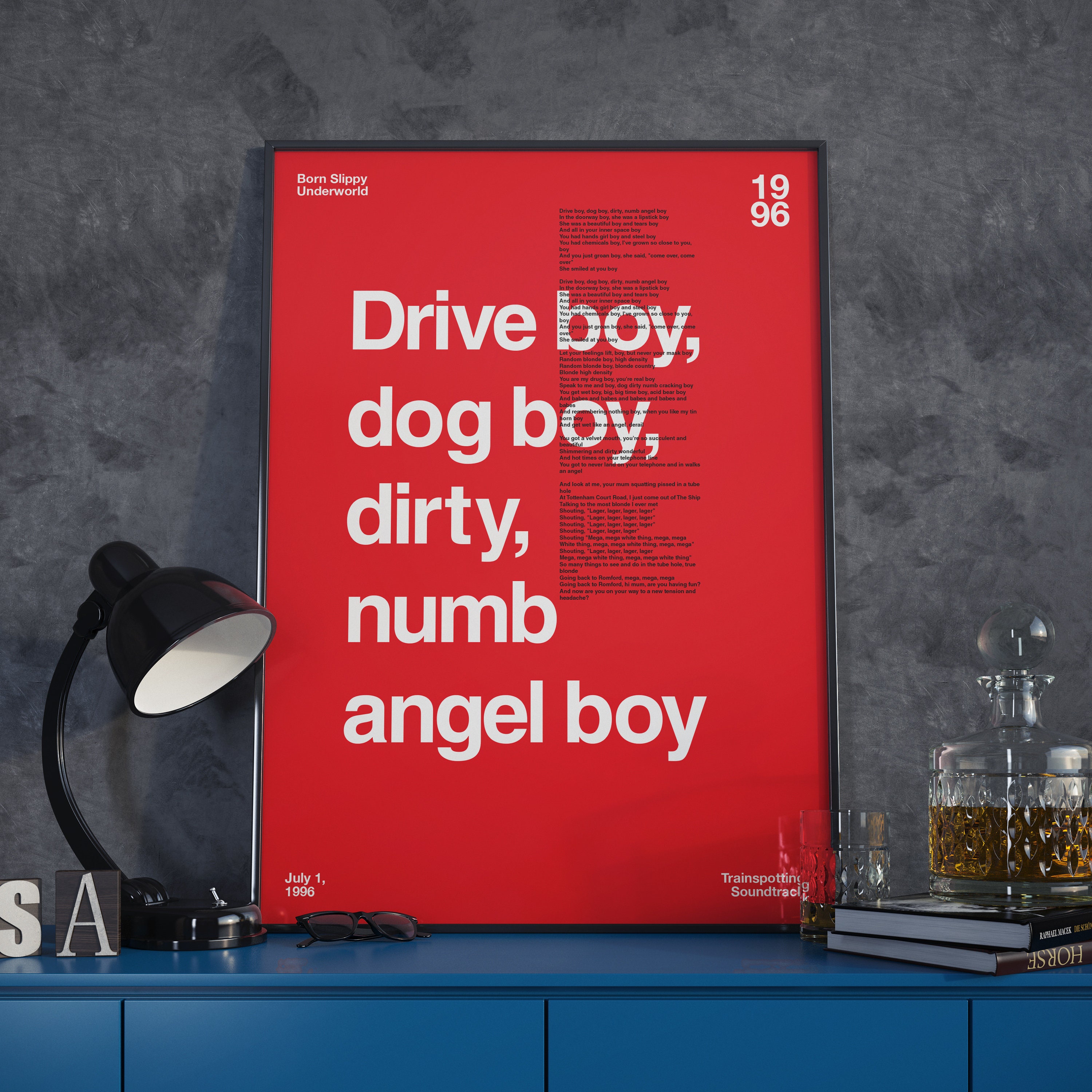 Personalised Song Lyric Print Poster Wall Art - Etsy UK