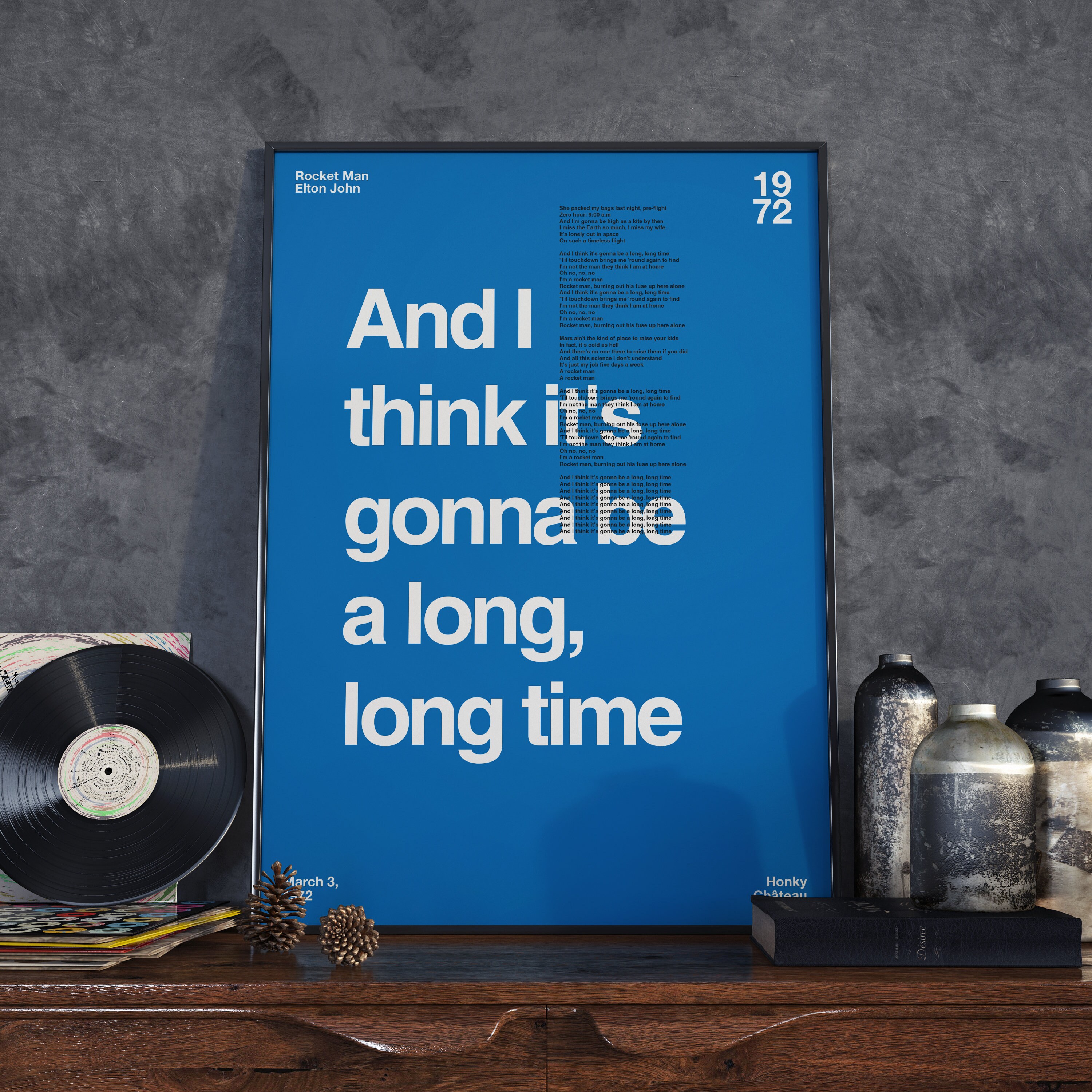 Personalised Song Lyric Print Poster Wall Art - Etsy UK