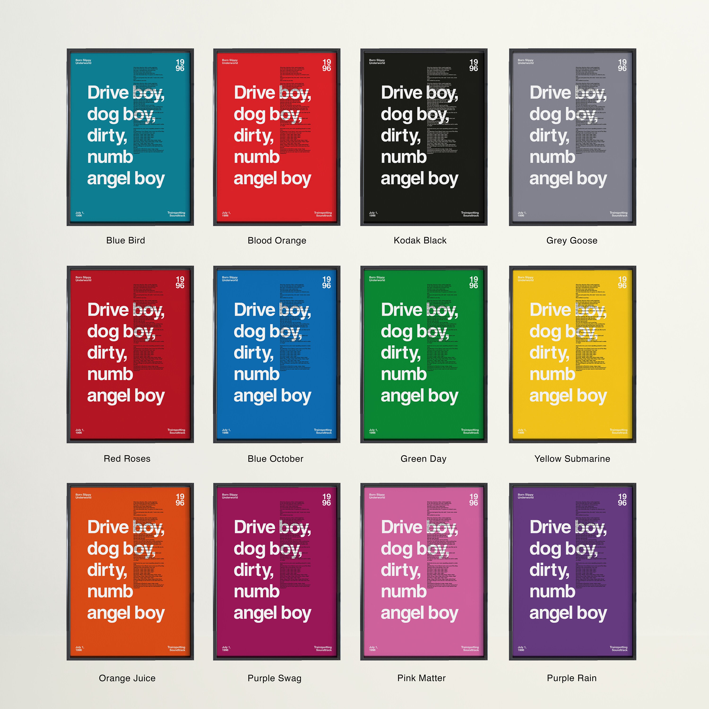 Personalised Song Lyric Print Poster Wall Art | Etsy UK