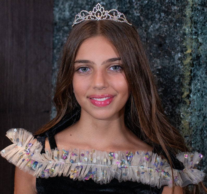 Princess Tiara Flower Girl Tiara Rainbow Tiara Birthday - Etsy