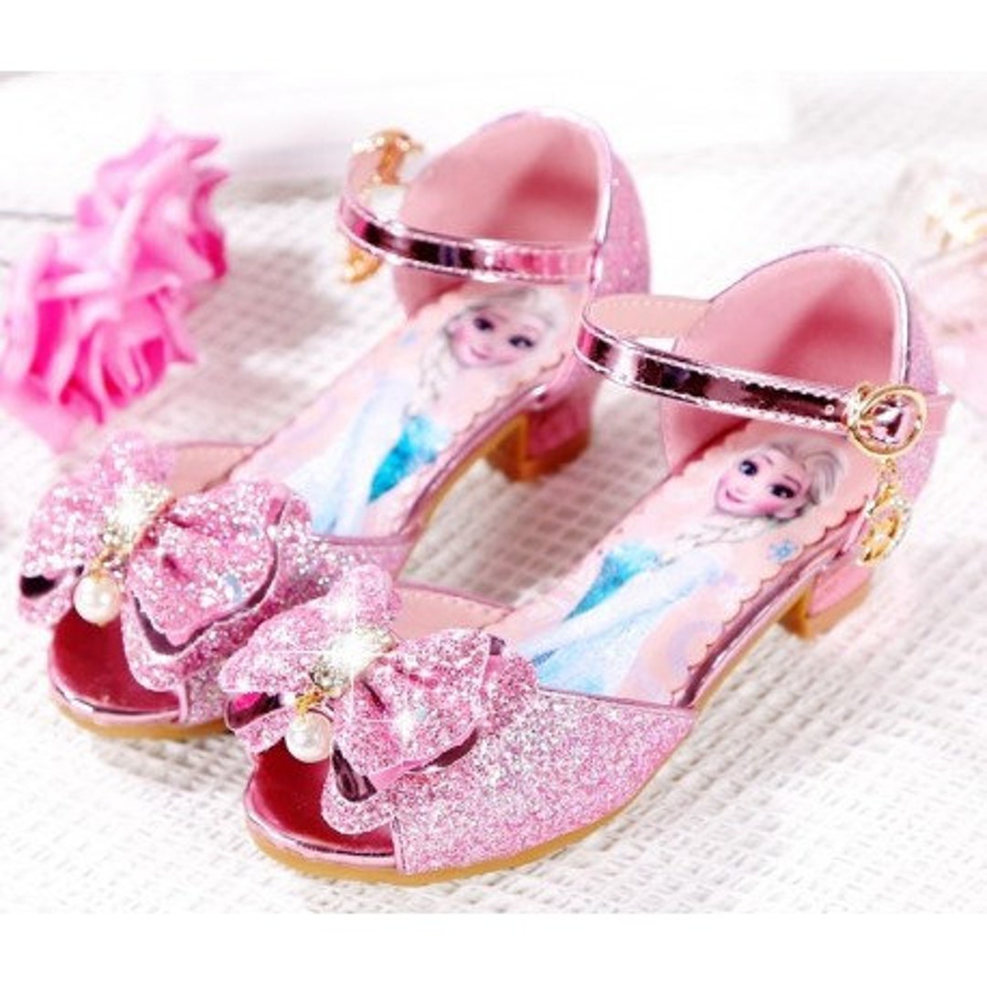Pink Elsa Frozen Shoes Blue Frozen Shoes Elsa Blue Shoes - Etsy