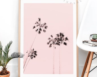 Palm tree print | Etsy