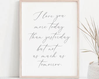 Love You More Today - Etsy