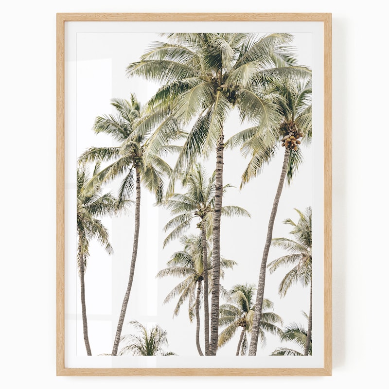 Palm Tree Wall Art - Etsy