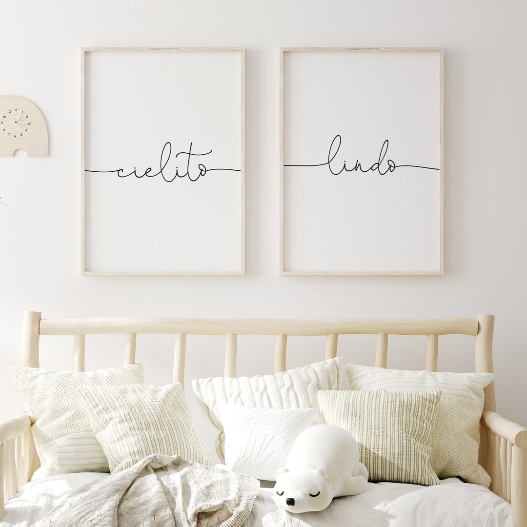 Cielito Lindo Printable Set of 2 - Nursery Printable Quote - Kids Room ...