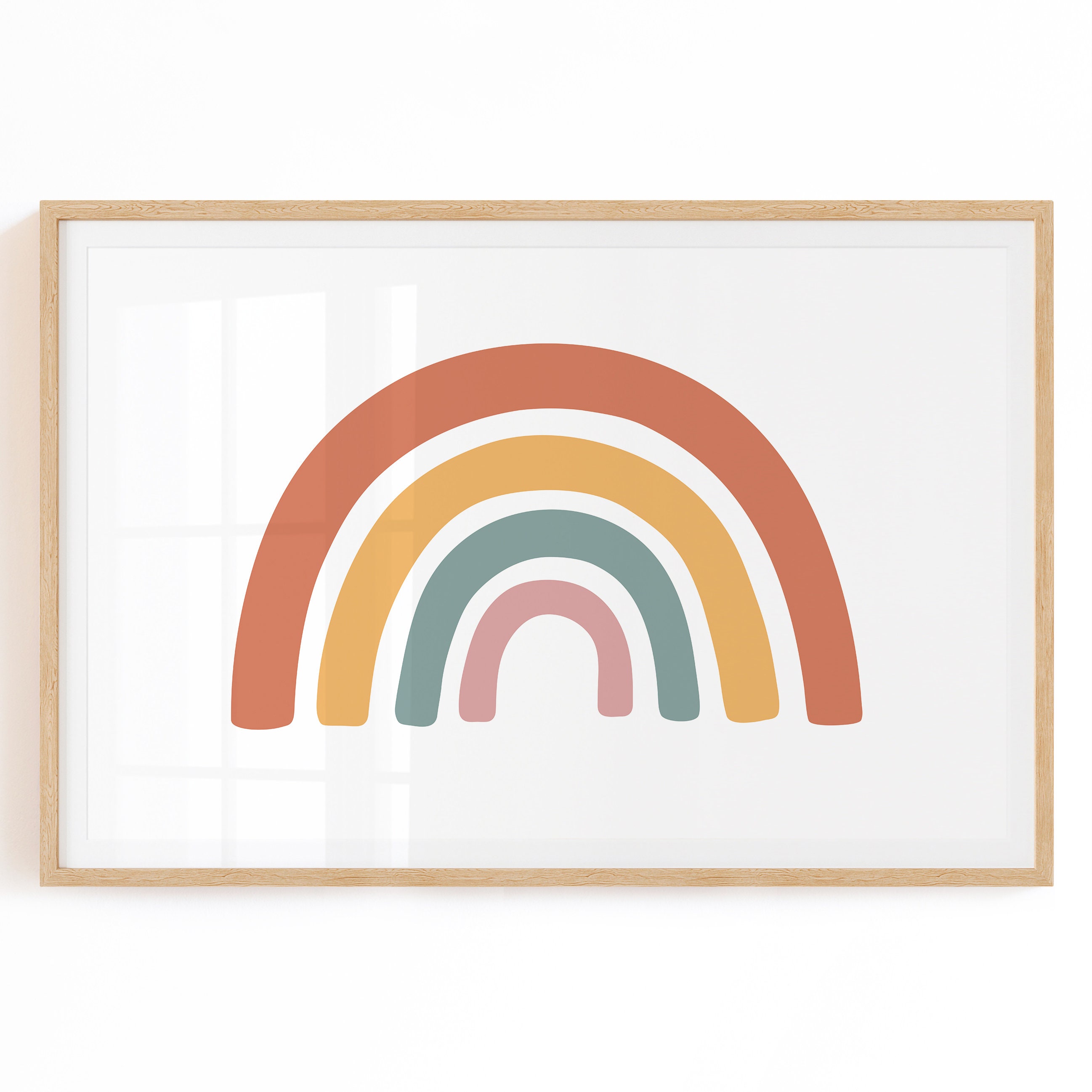 Rainbow Wall Art Printable Rainbow Poster Digital Download - Etsy
