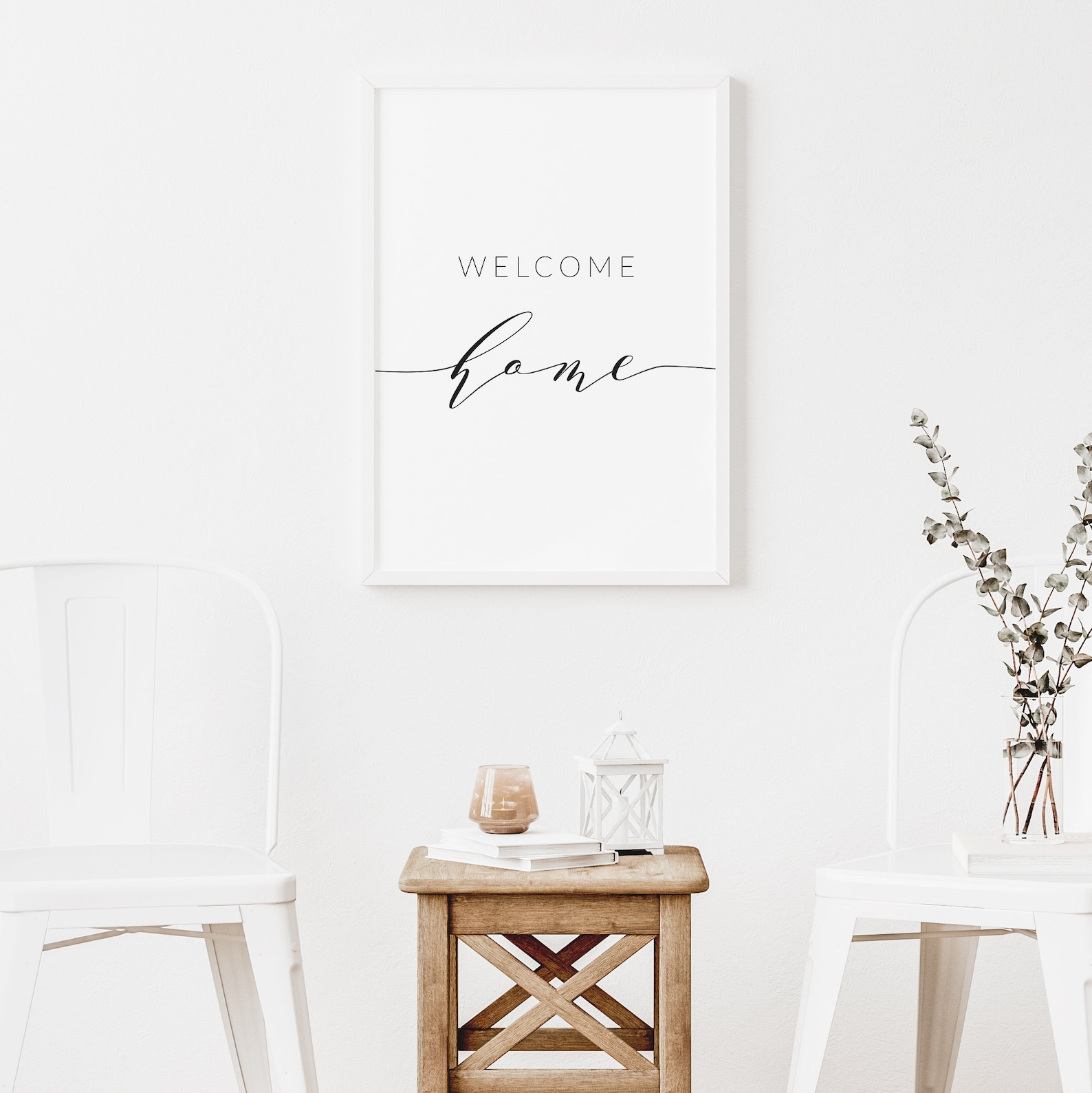 Welcome Home Printable Entryway Sign Digital Download Welcome Home Sign ...