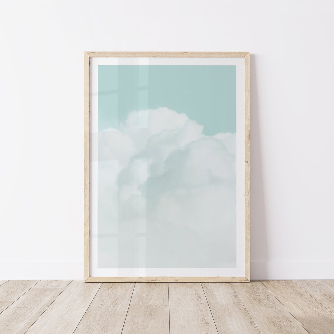 Cloud Print Digital Download - Soothing Wall Art - Clouds Art - Etsy