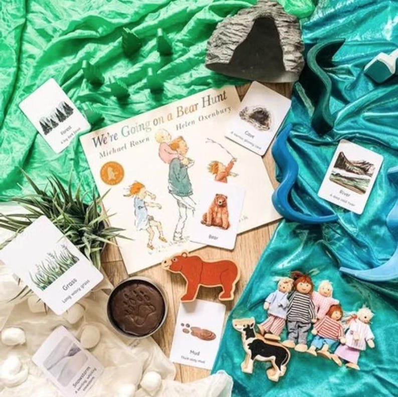 We're Going on A Bear Hunt Flashcards | Printable | Educational ...