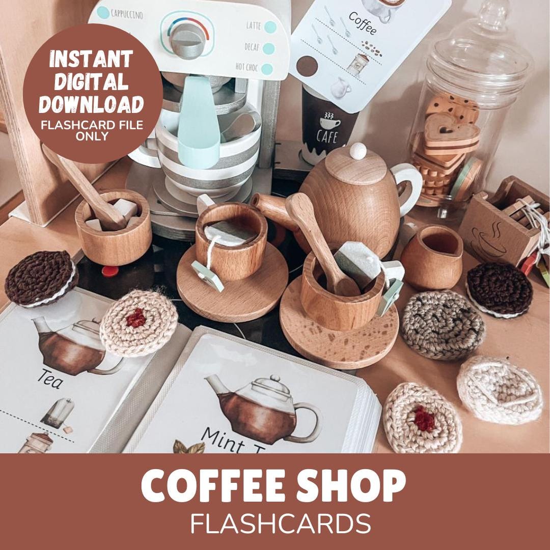 Coffee Shop Flashcards | Printable | Educational | Learning Resources ...
