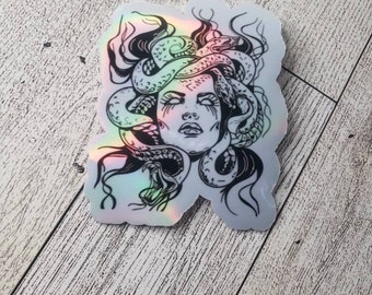 Medusa Car Sticker - Etsy