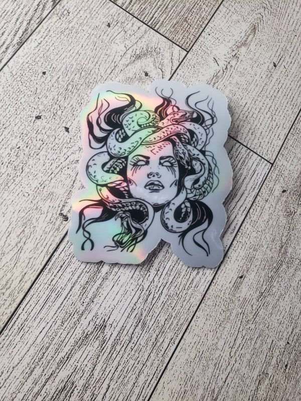 Medusa Vinyl Car Decal - Etsy Canada