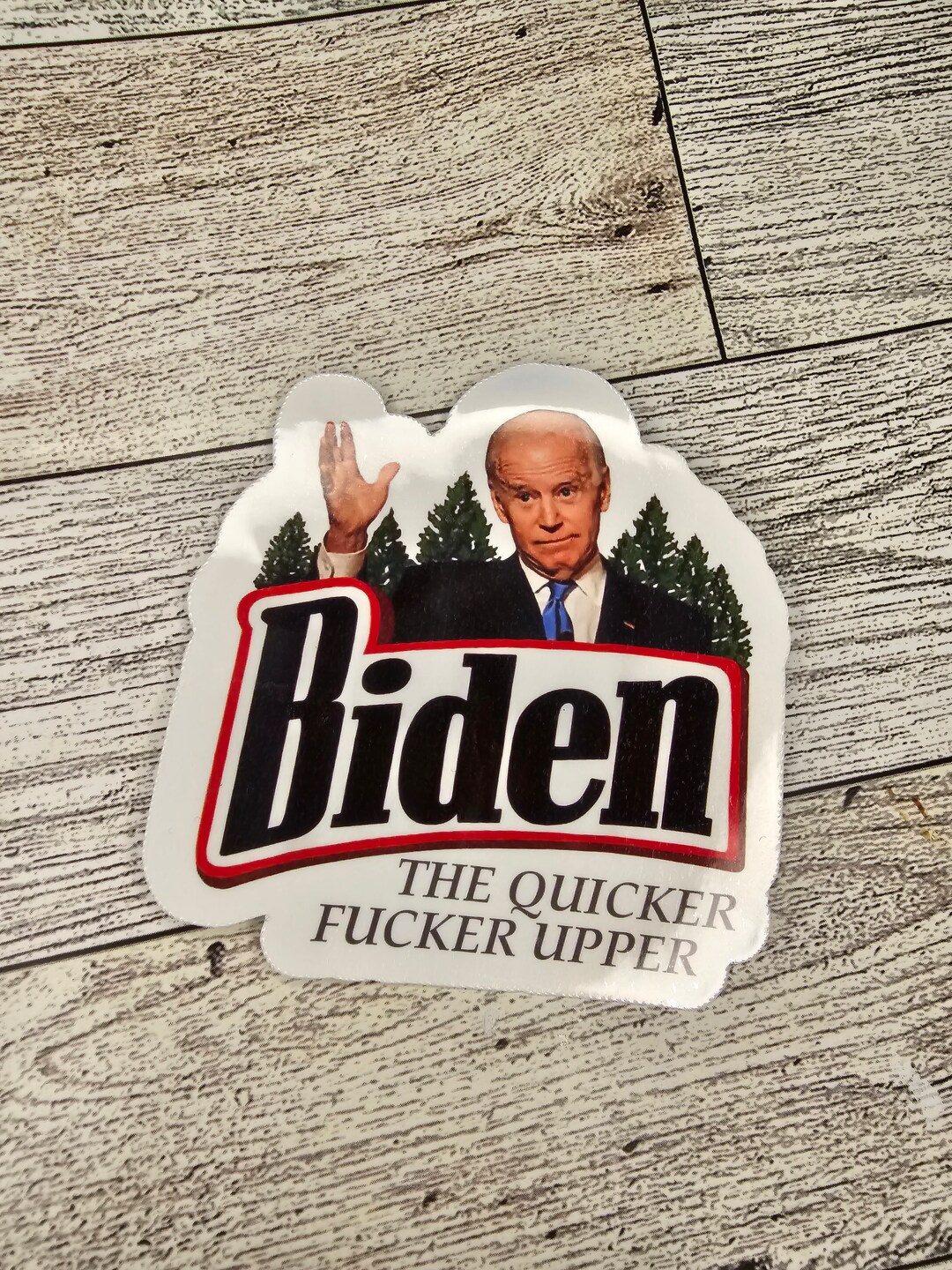 Biden the Quicker Fucker Upper Sticker - Etsy