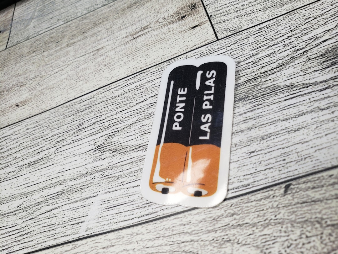 Ponte Las Pilas Sticker - Etsy