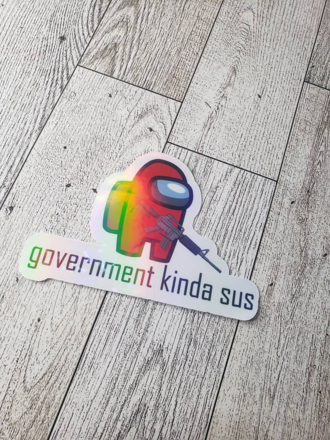 Government Kinda Sus Sticker - Etsy