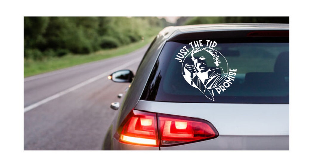 Jason Voorhees Just the Tip I Promise Decal Sticker - Etsy