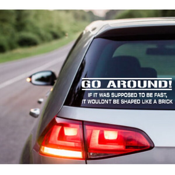 Go Around Decal - Etsy