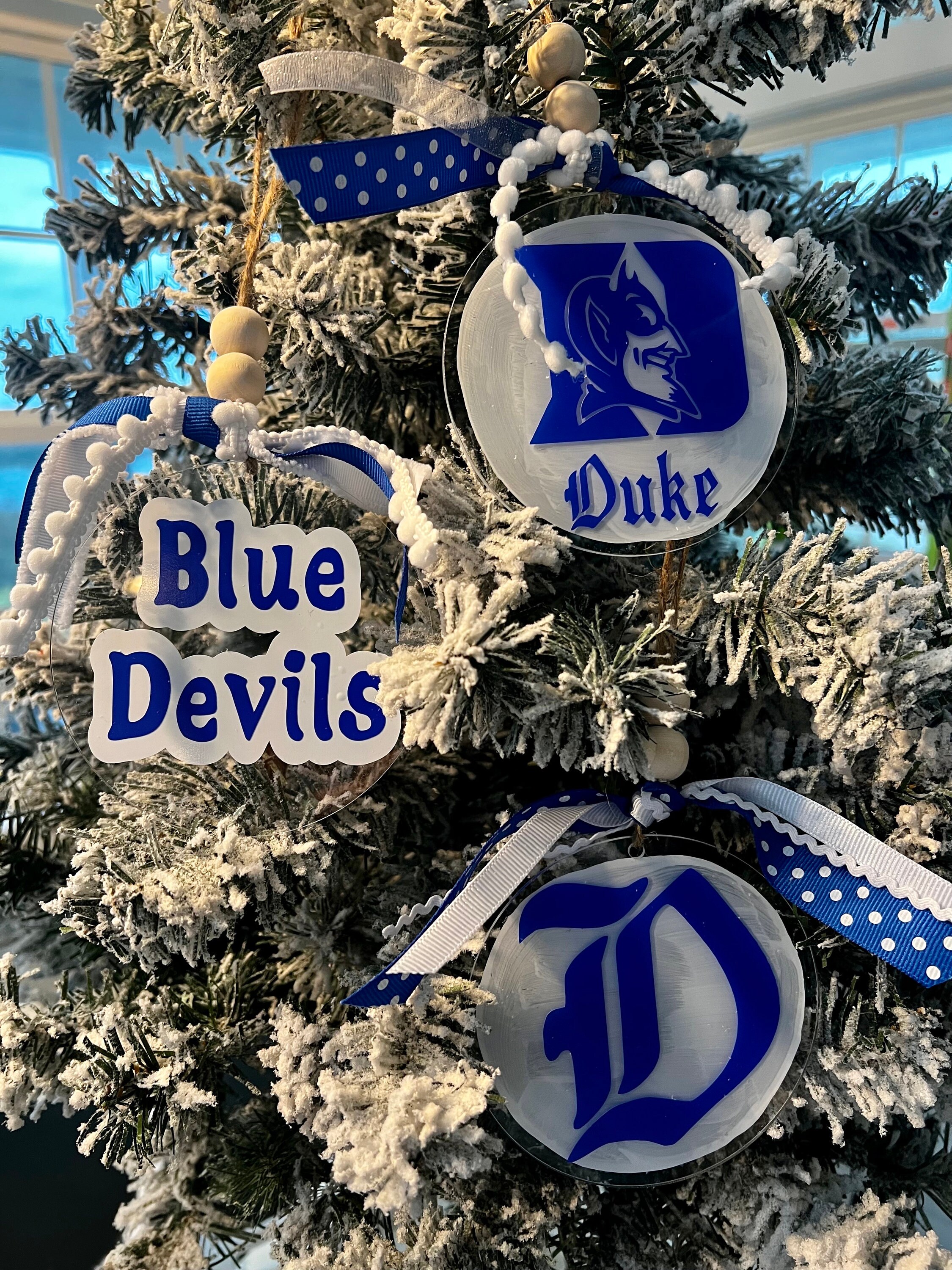 Blue Devils Ornament Set - Etsy