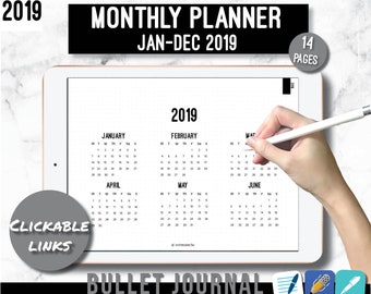 Bullet journal 2019 | Etsy