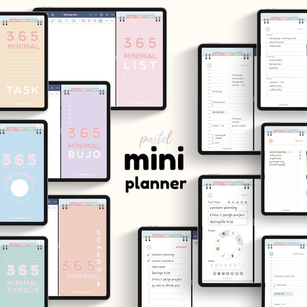 iPad Mini Planner - Etsy