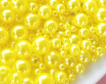 Yellow pearl jewelry | Etsy