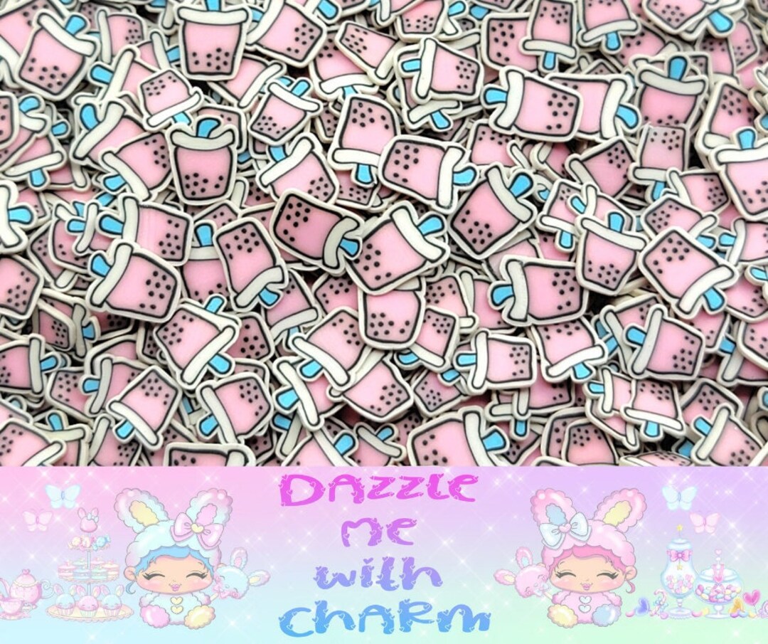 Boba Tea Sprinkles, Fake Drink, Fake Bake, Tumbler Supplies, Slime ...