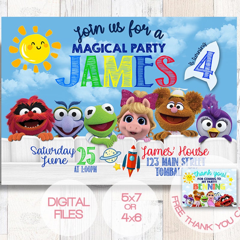 Muppet Babies Birthday - Etsy