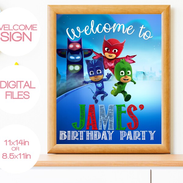 Pj Mask Decorations - Etsy