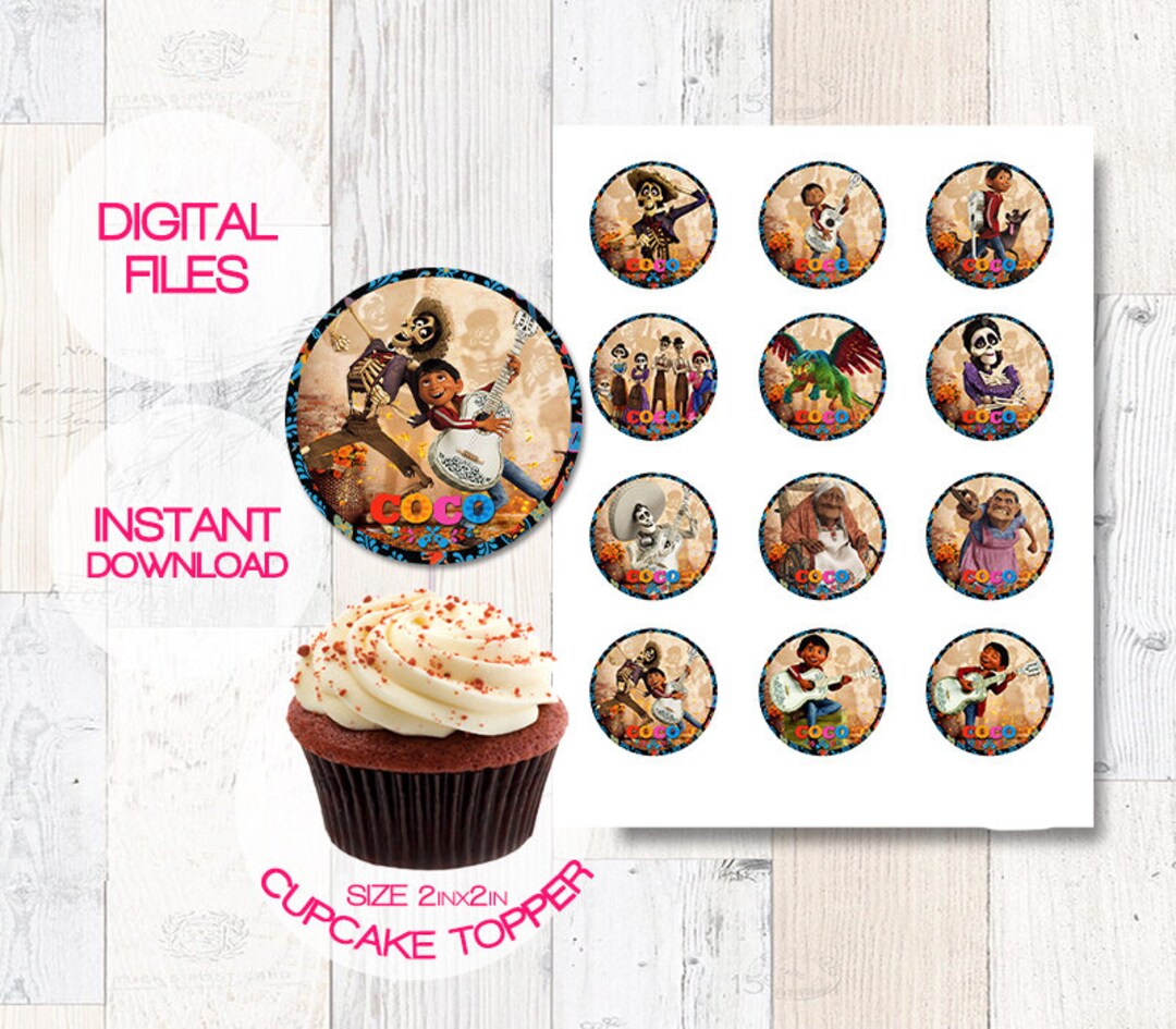 12 Coco Toppers Coco Package Coco Printable Party coco Birthday Coco ...