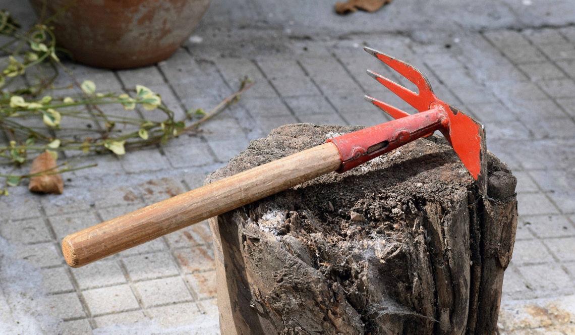 Small Garden Hoe Vintage Hoe Hand-held Garden Hoe Metal - Etsy