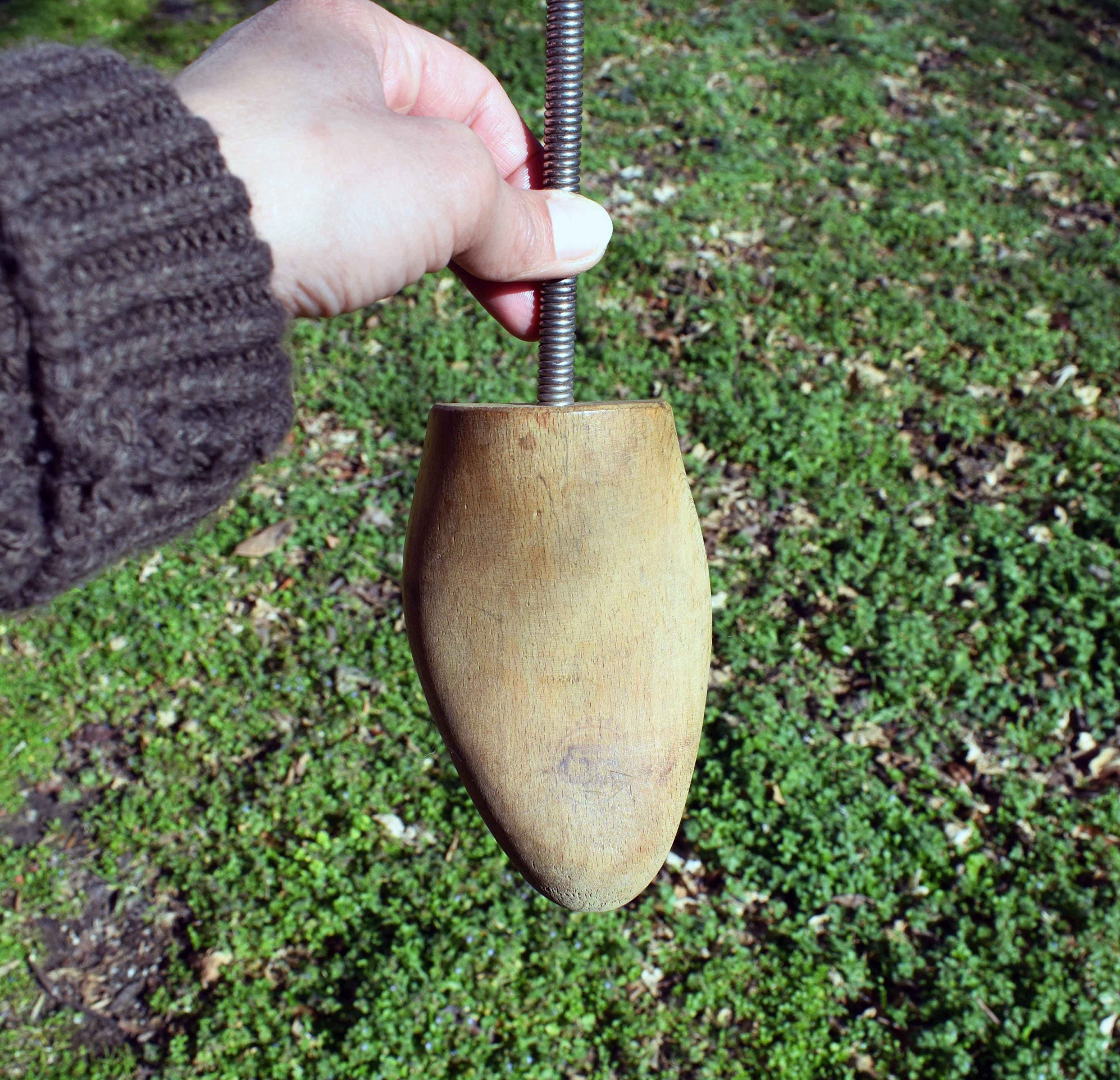 Vintage Wooden Shoetree, Flexible Shoe Stretcher, Wooden Shoe Mold ...