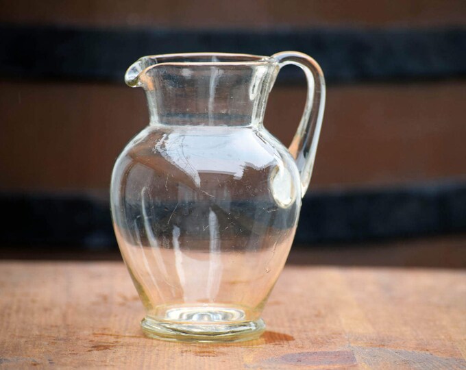 Vintage Glass Jug Wine Jug Water Jug Vintage Pitcher Retro - Etsy