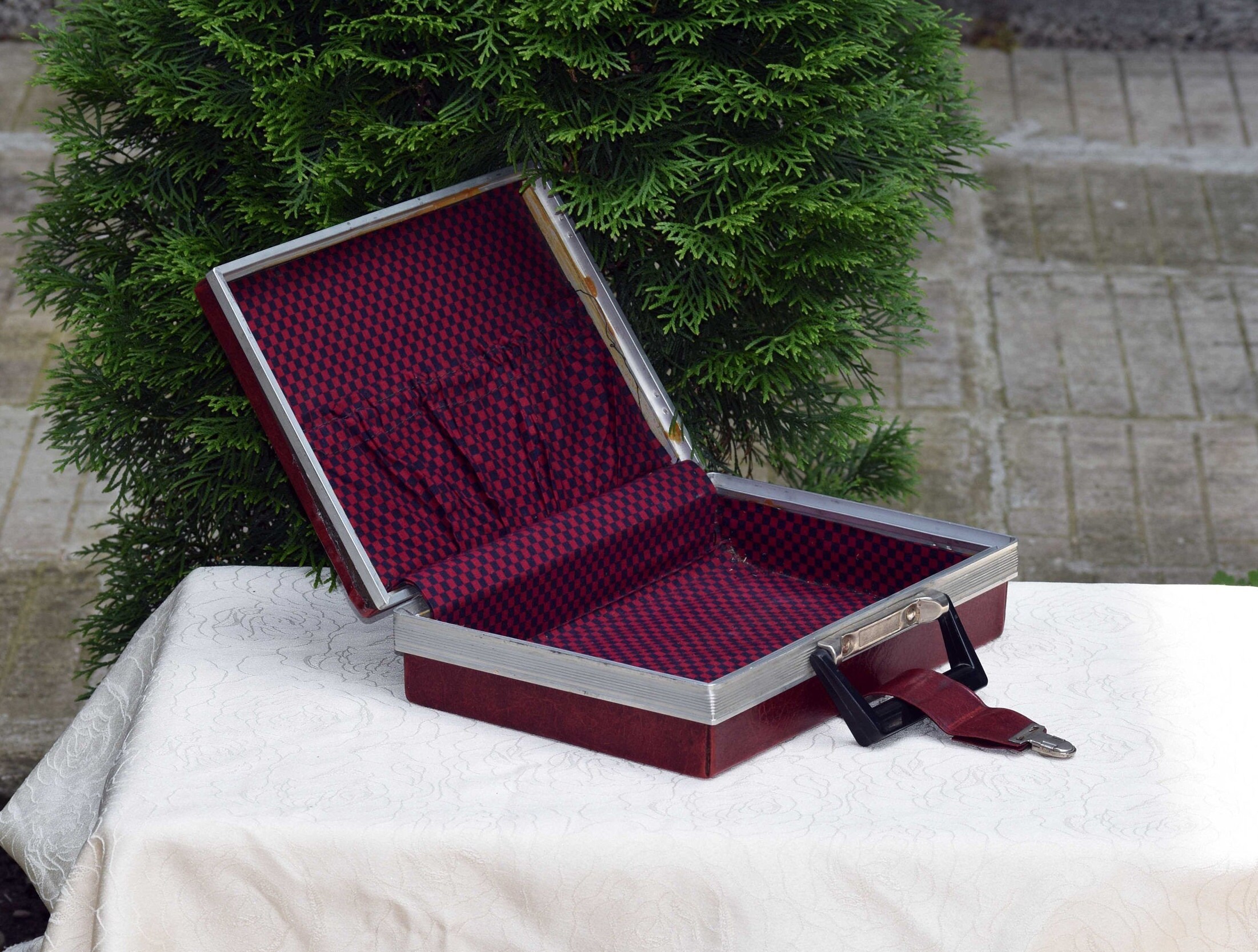 Vintage medical box First aid kit for car First aid leather | Etsy