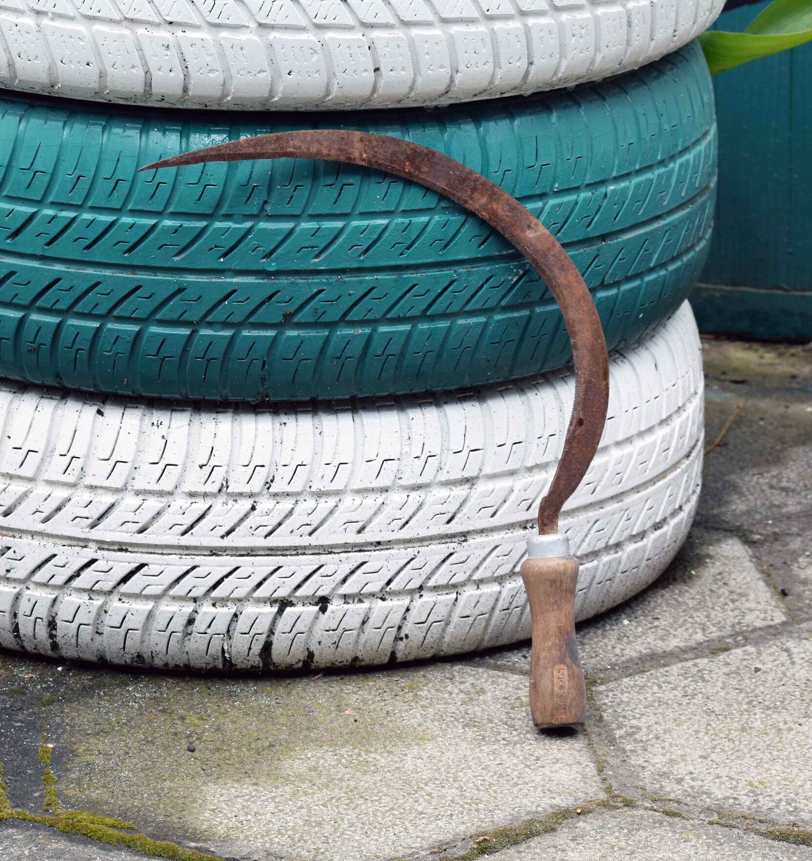 Vintage Sickle, Primitive Hand Tool, Antique Sickle, Old Reaping Tool ...