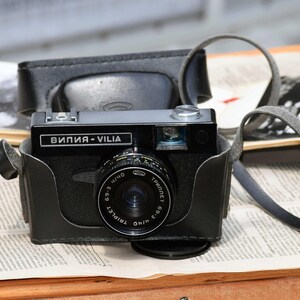 Vintage Film Camera Vilia, Collectible Photo Camera, Photography Camera ...