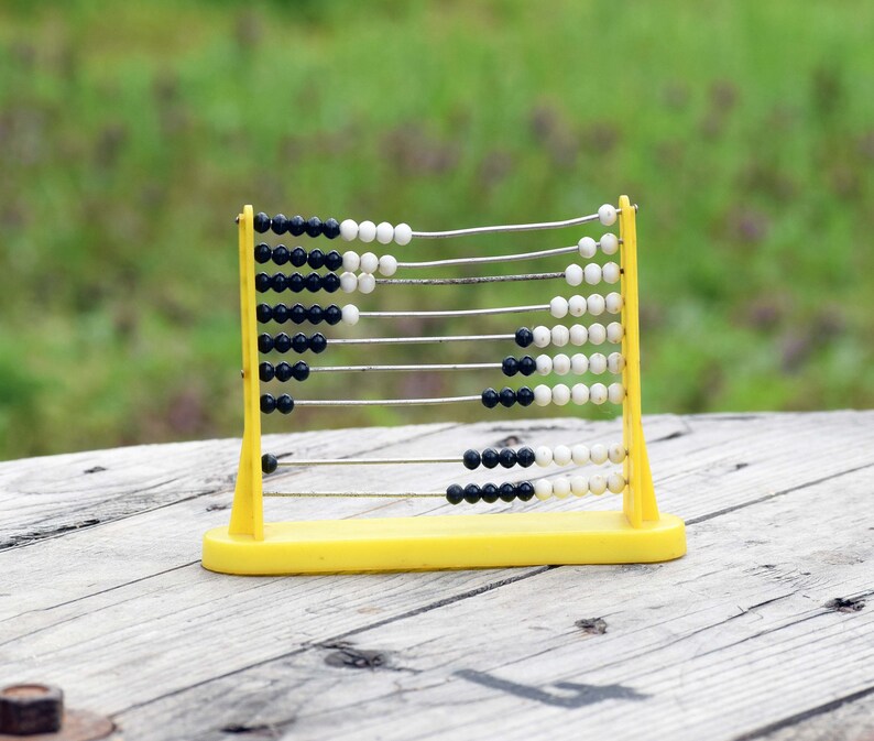 Vintage Plastic Abacus Small Abacus Math Counting Tool - Etsy