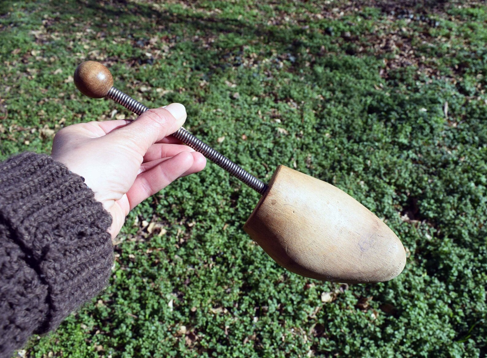 Vintage Wooden Shoetree, Flexible Shoe Stretcher, Wooden Shoe Mold ...